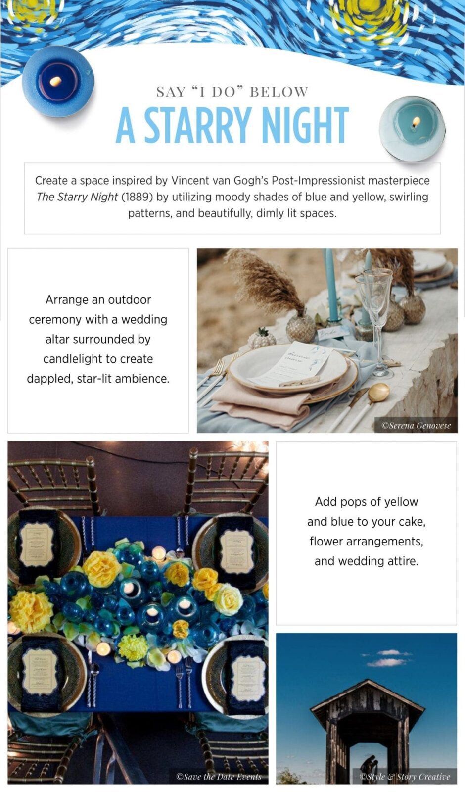 wedding-decor-van-gogh | The Wedding Guide UK
